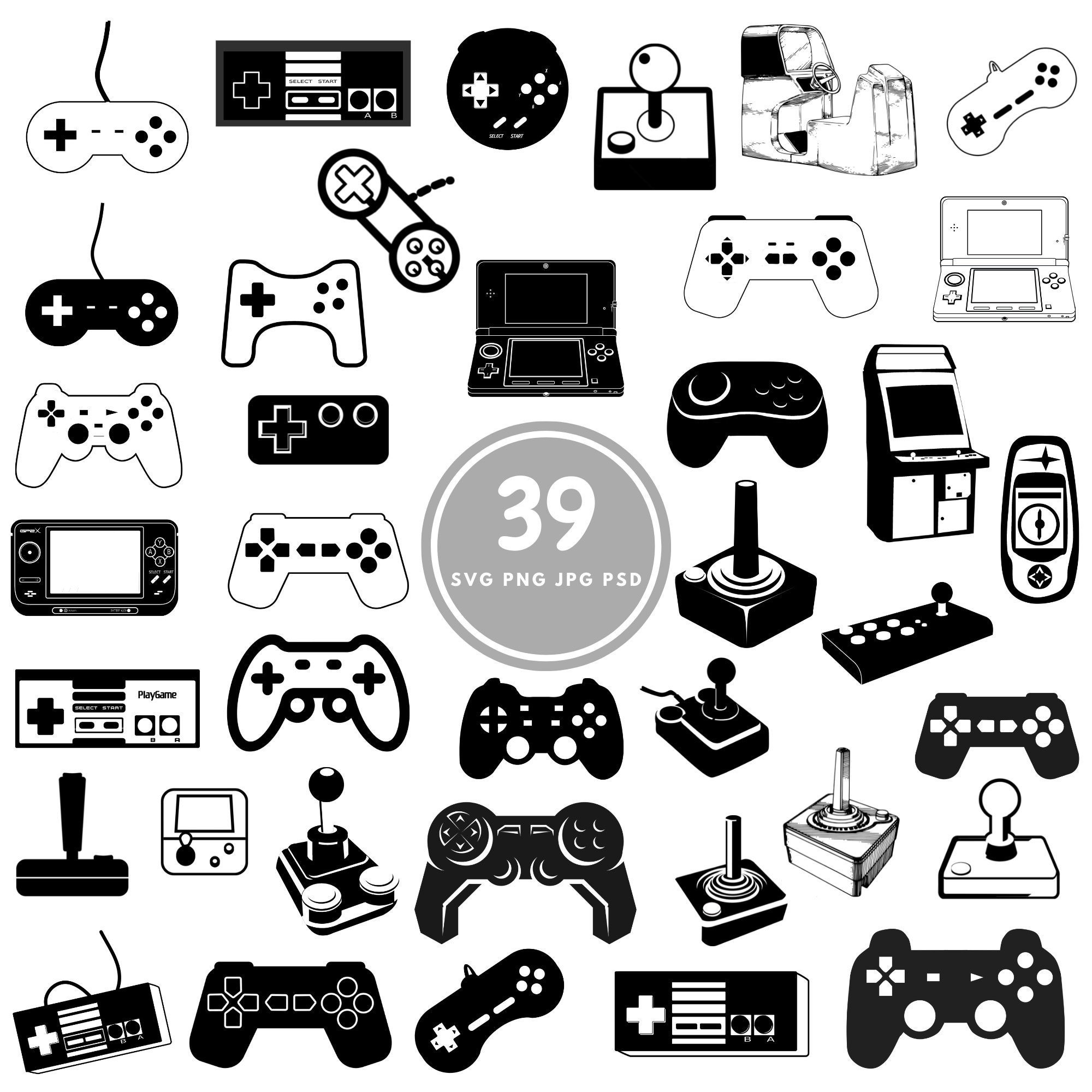 Atari Controller Vector