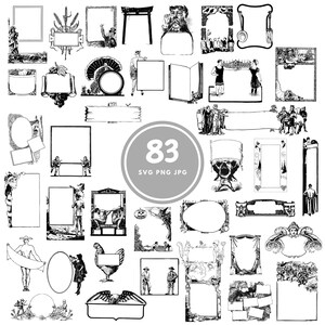 Frame Design SVG, 83 Banner Sign Svg Bundle, PNG, PSD - Etsy