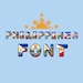 Philippines Font, Alphabet With Philippines Design, Philippines Letters ...