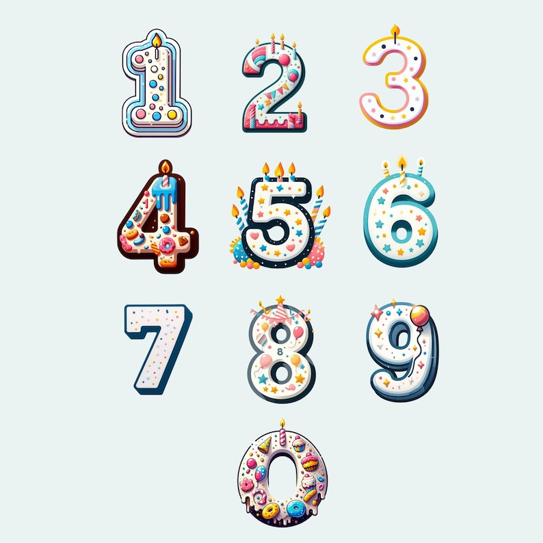Birthday Font, Alphabet With Birthday Design, Celebration Letters as ...