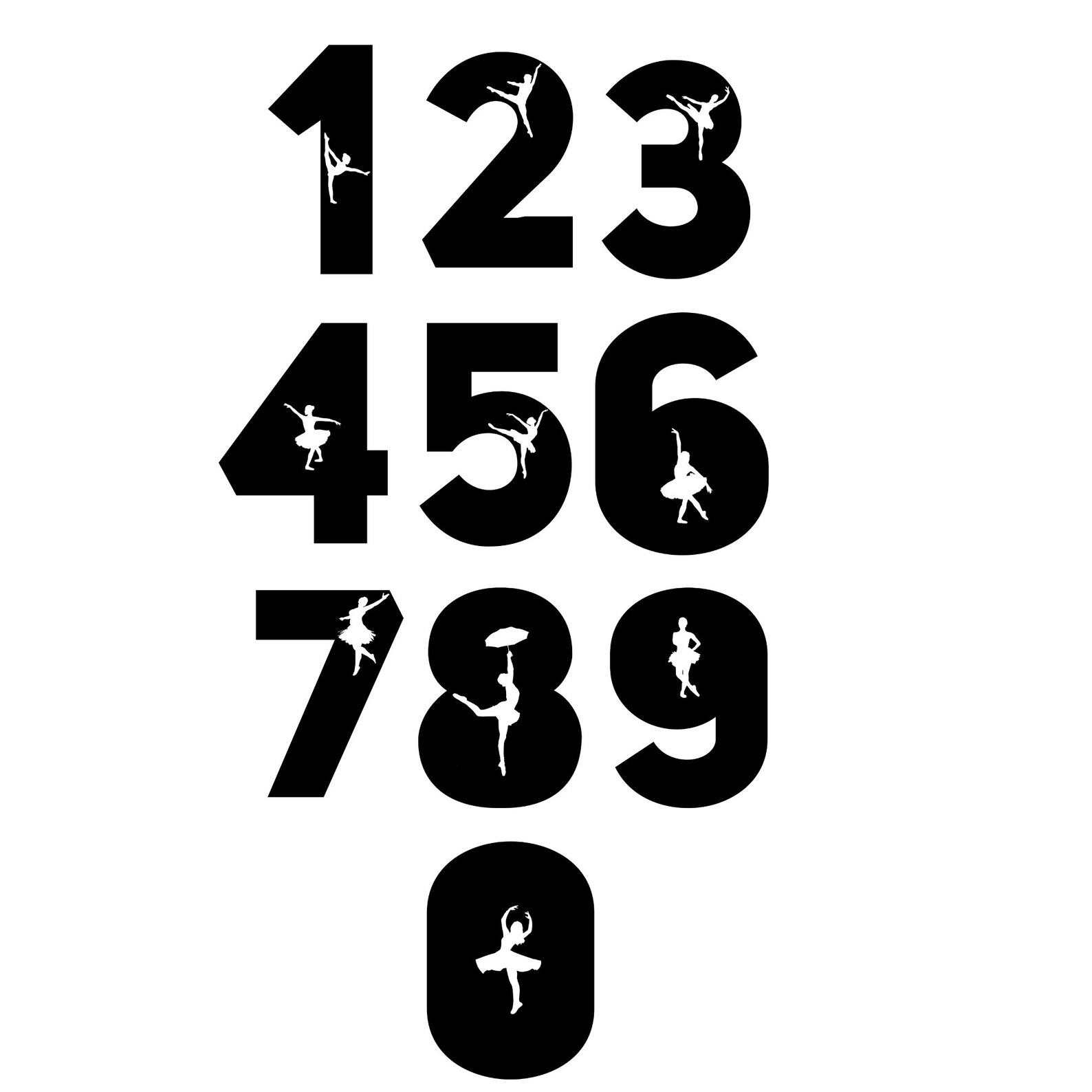 Ballett Font, Alphabet With Ballett Design, Ballett Letters as Png - Etsy