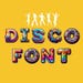 Disco Font, Alphabet With Funky Design, 70s Letters as Png - Etsy