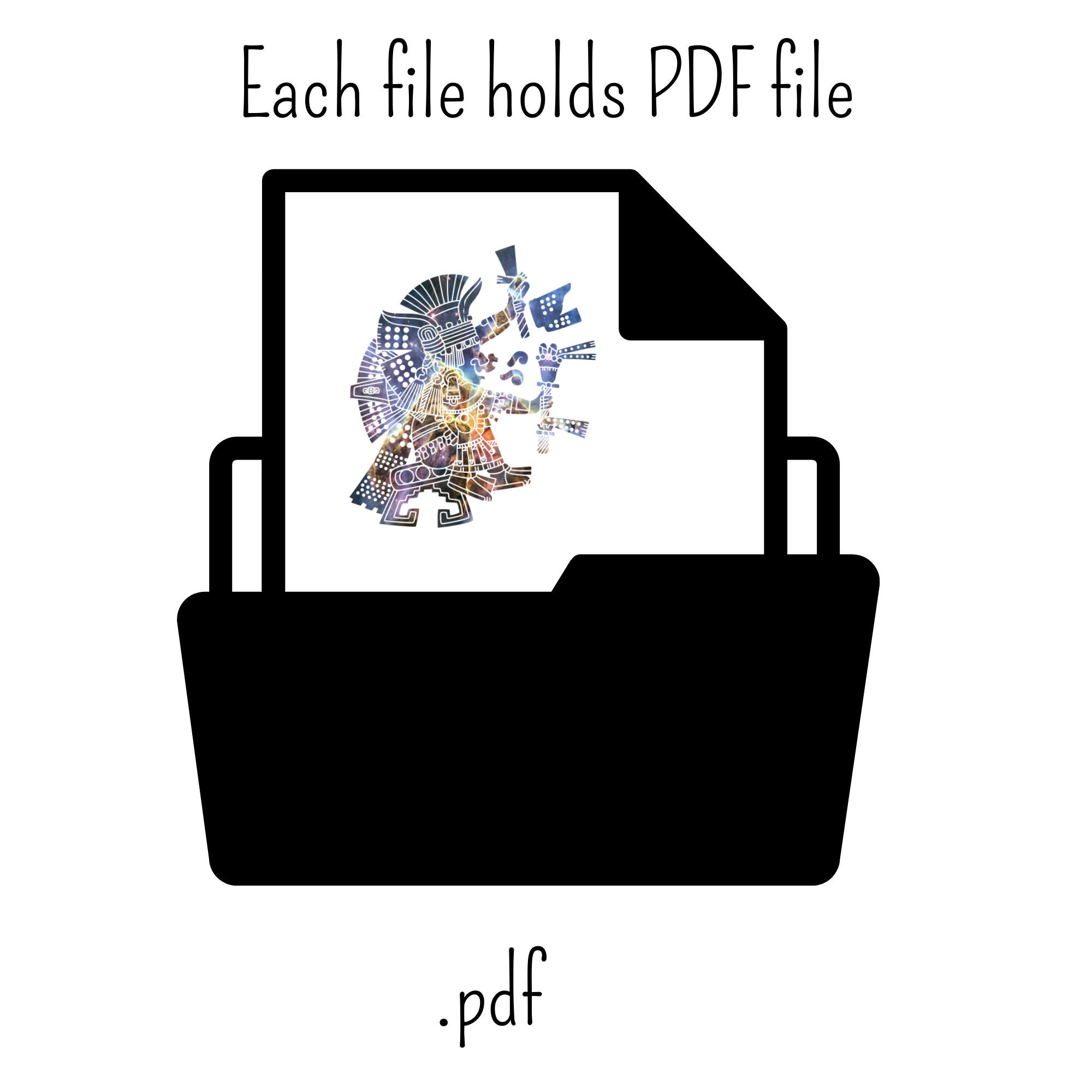 39 Canva Aztec Frames, Custom Frames for Canva, Aztec Pdf - Etsy