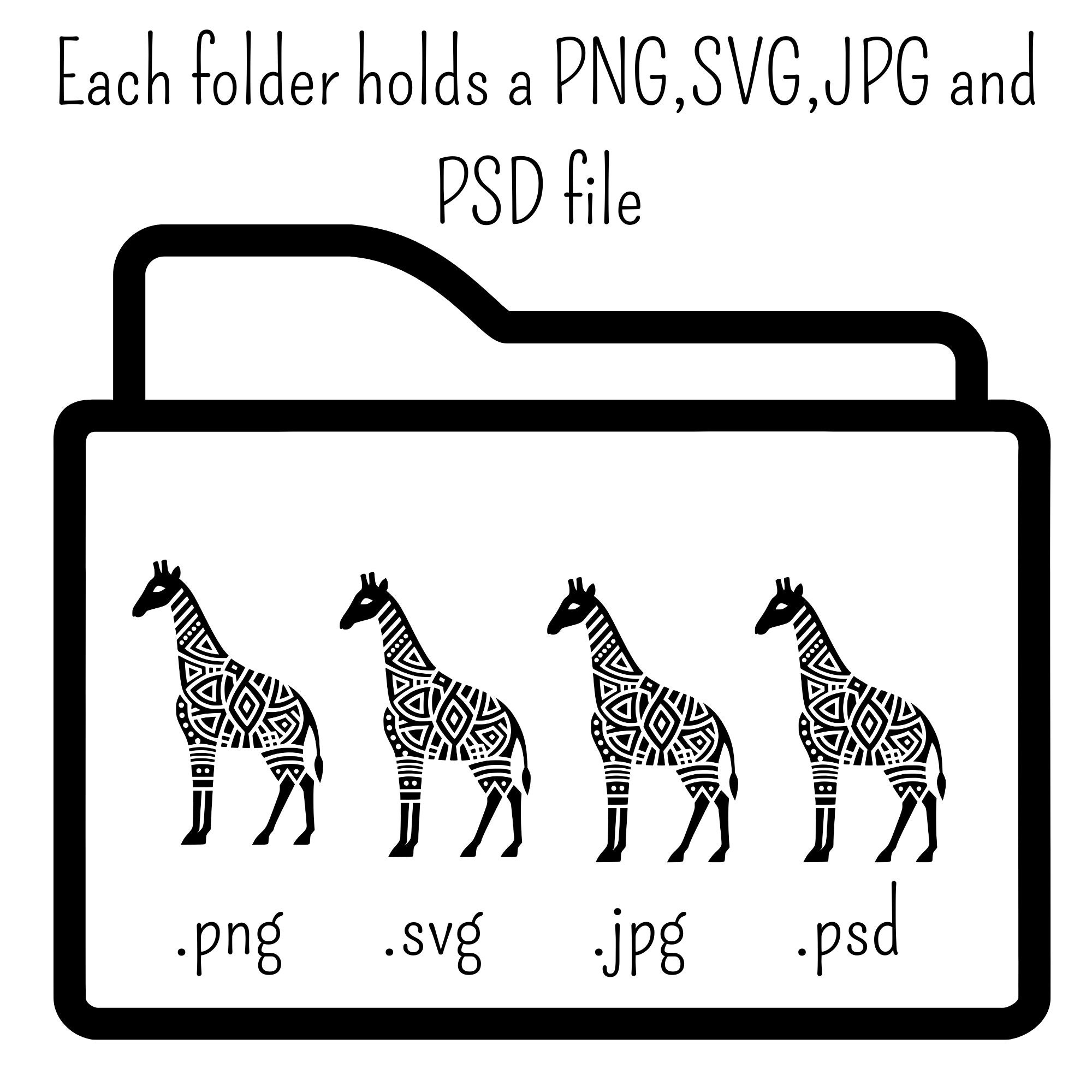 Zulu Animal SVG Bundle, 34 Zulu Designs, PNG, PSD - Etsy