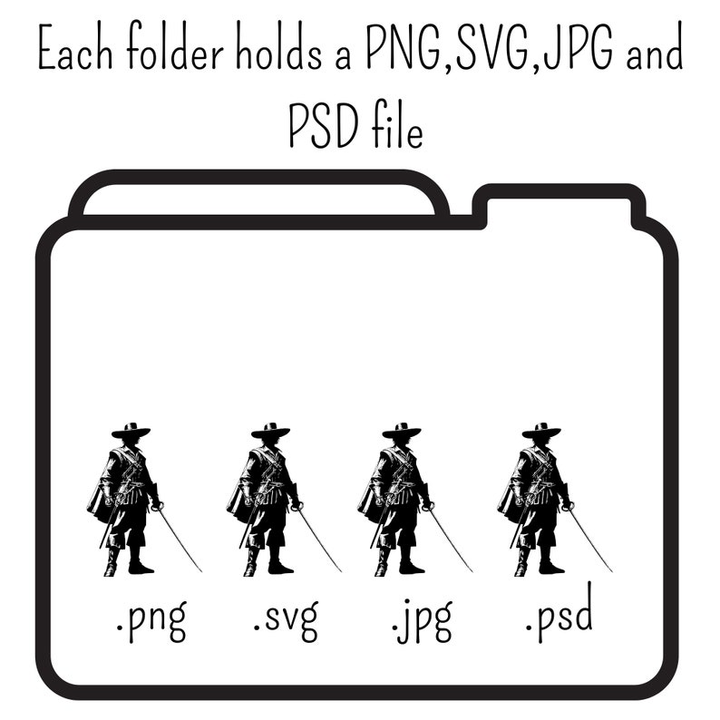 Musketeer SVG Bundle 28 Musketeer Designs PNG PSD - Etsy