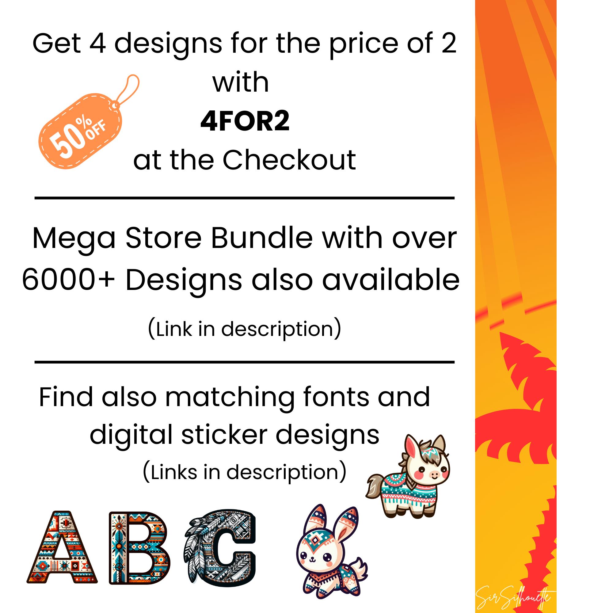 Navajo SVG Bundle, 40 Native American Designs, PNG, PSD - Etsy