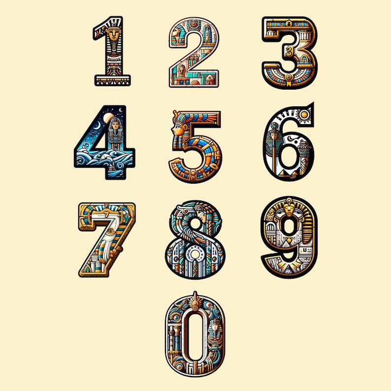 Egypt Font, Alphabet With Egypt Design, Egypt Letters as Png - Etsy