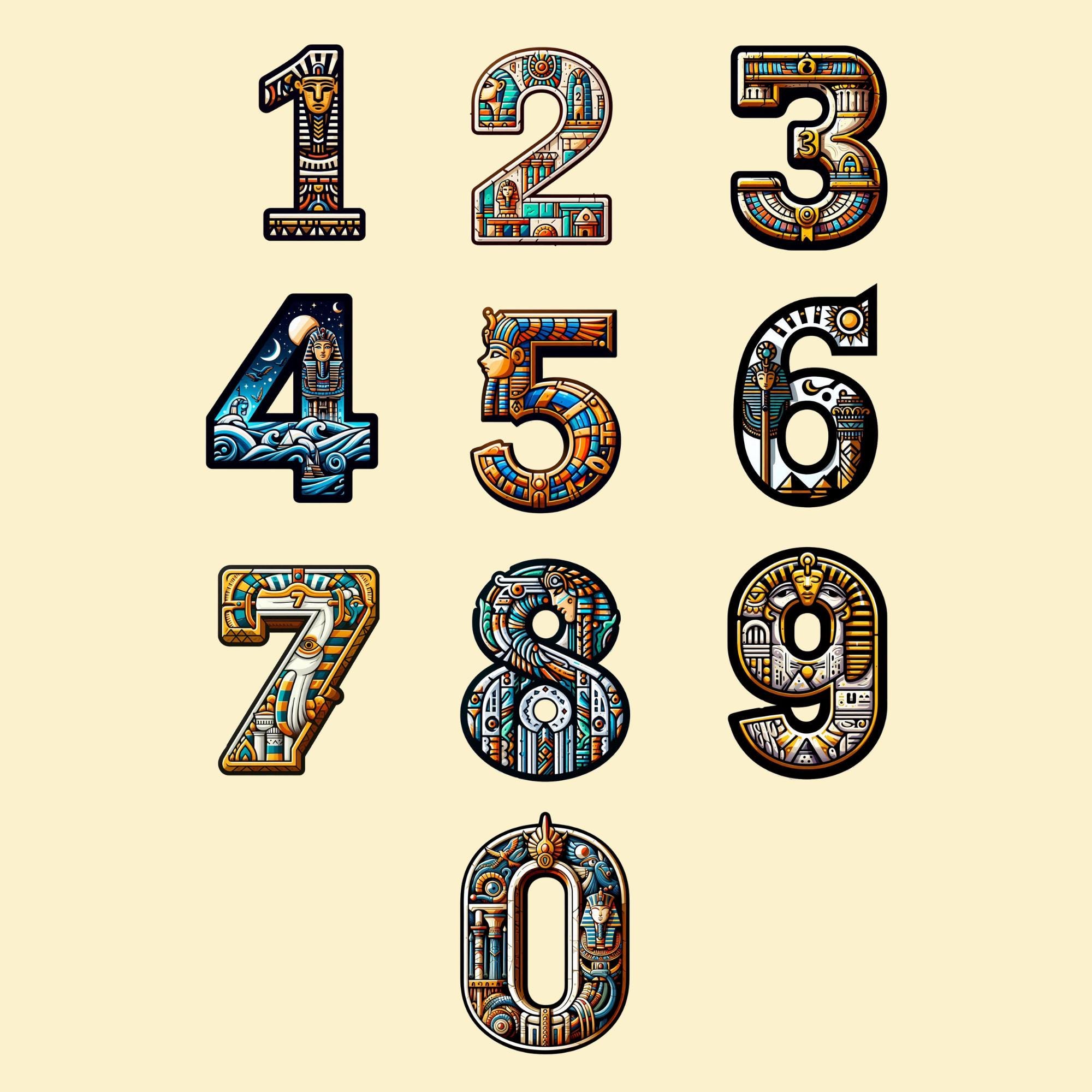 Egypt Font, Alphabet With Egypt Design, Egypt Letters as Png - Etsy
