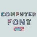 Computer Font, Alphabet With Tech Design, Cyber Letters as Png - Etsy