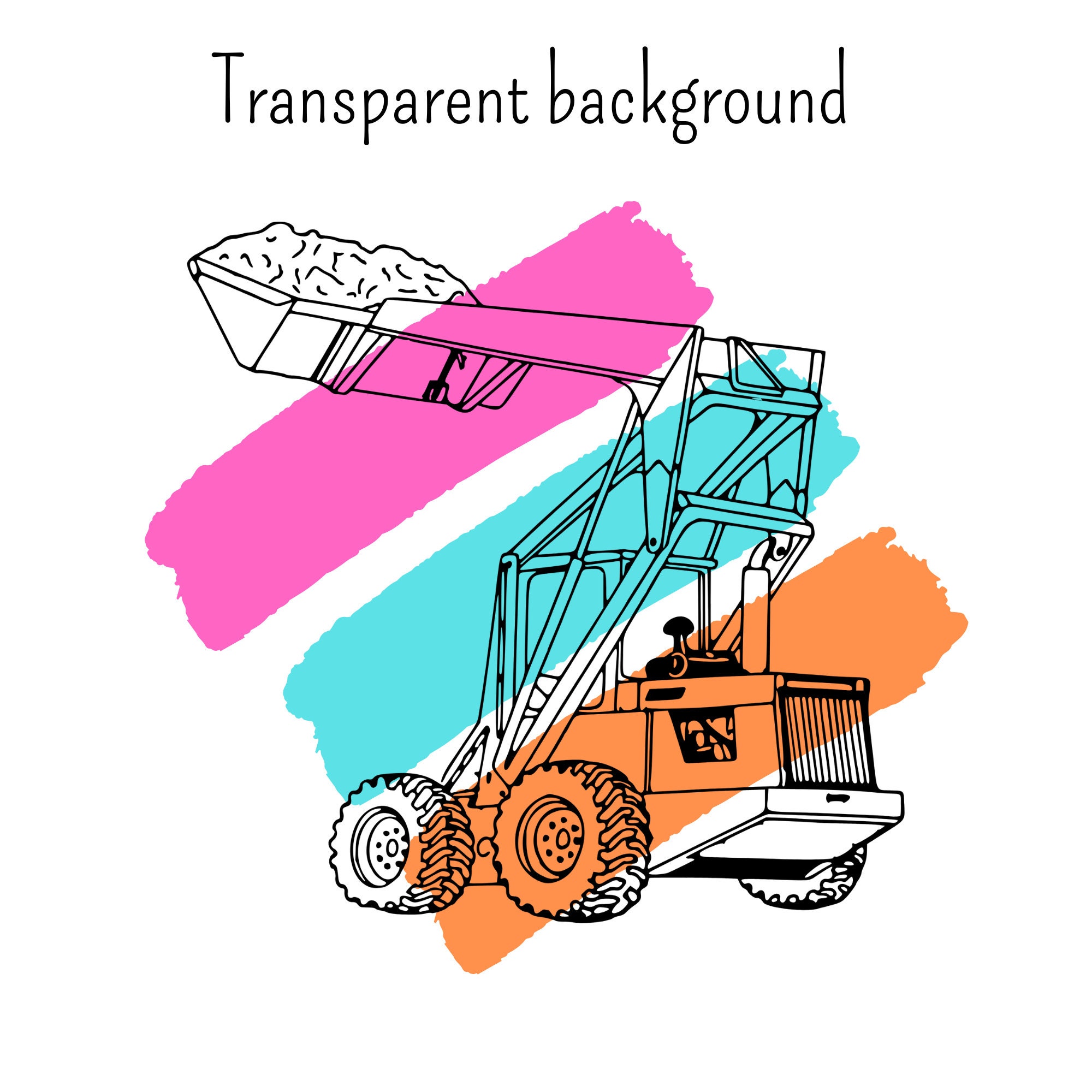 Construction Vehicle SVG, 58 Construction Svg Bundle, PNG, PSD - Etsy