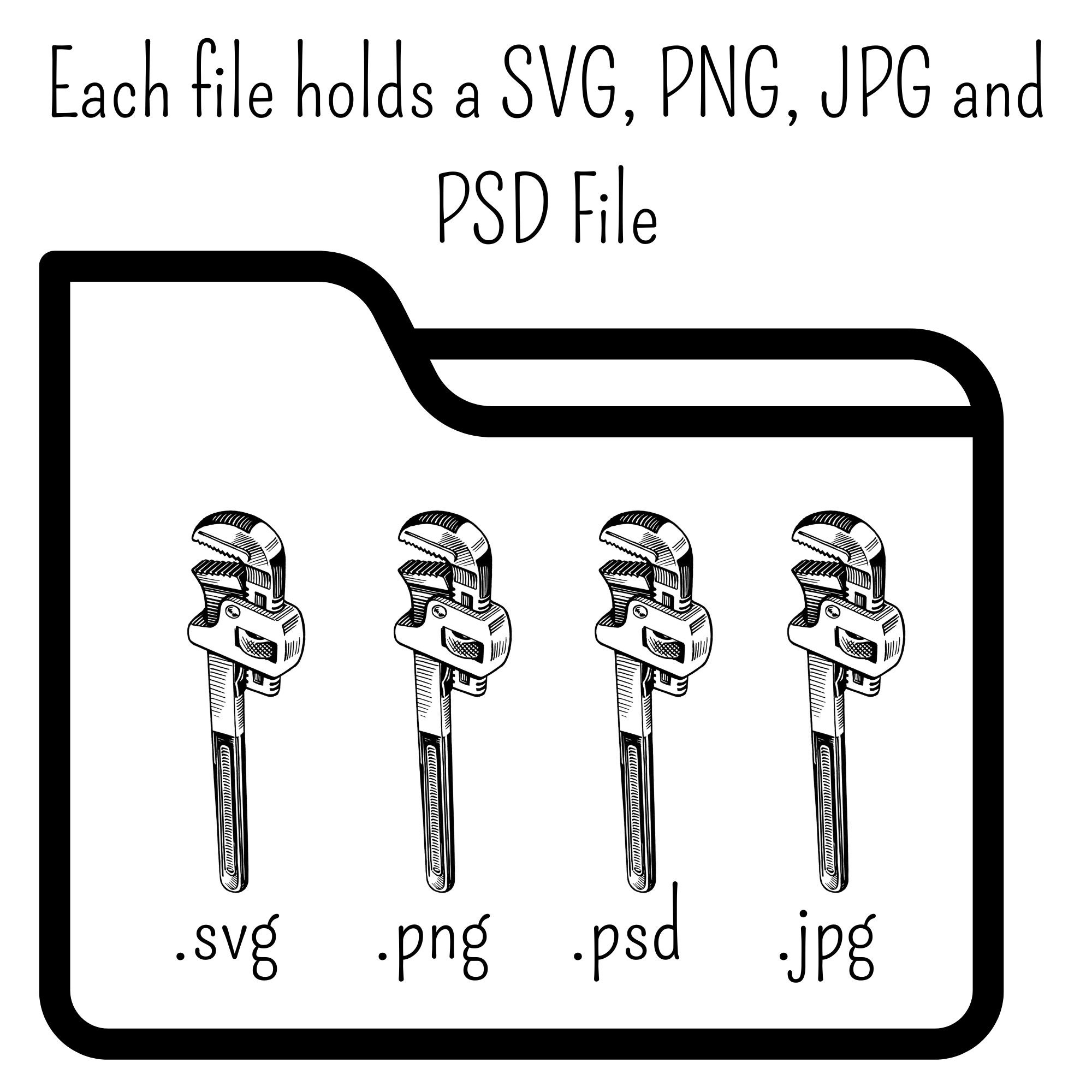 Tool Design SVG 78 Tools Svg Bundle PNG PSD - Etsy