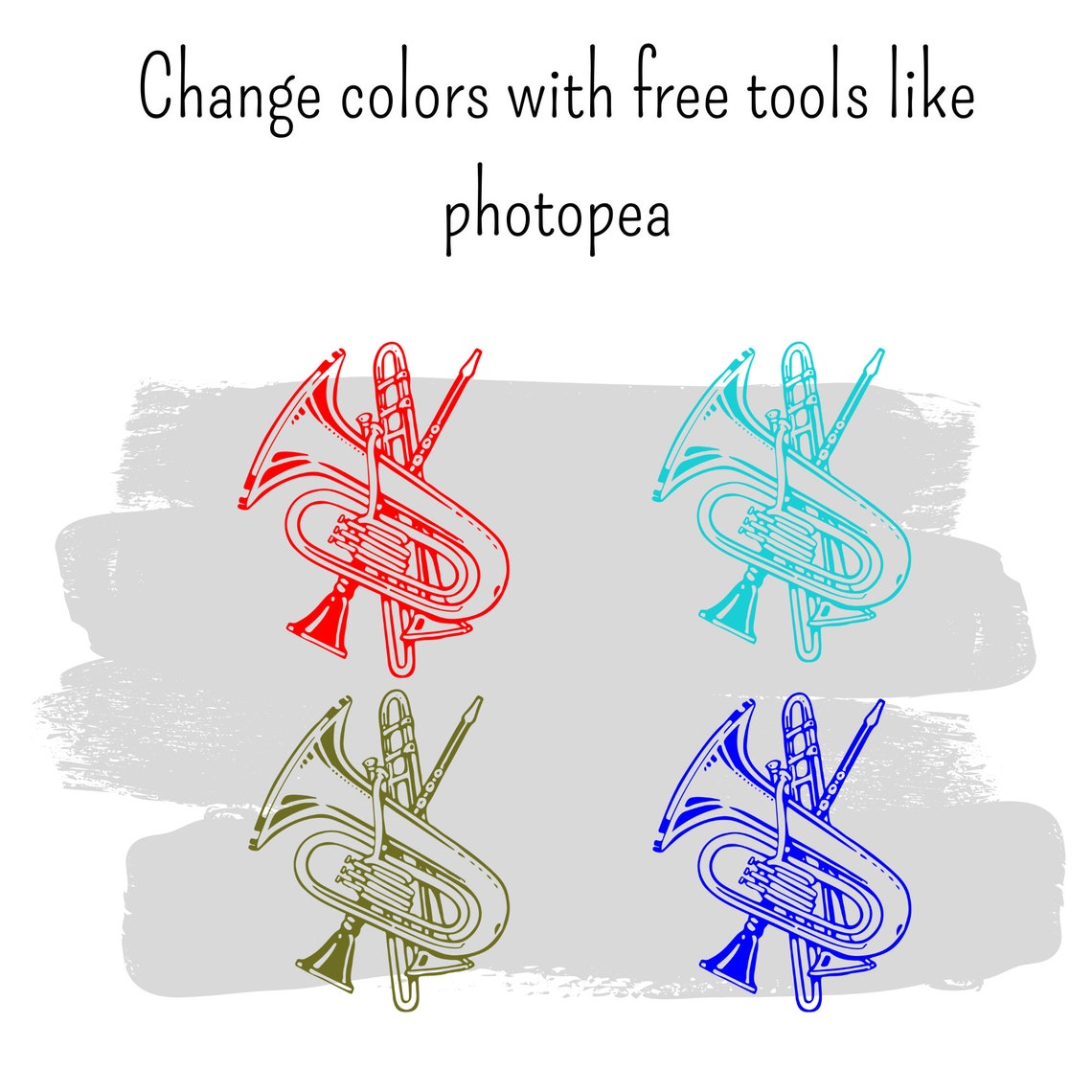 Music Design SVG 75 Instruments Svg Bundle PNG PSD - Etsy