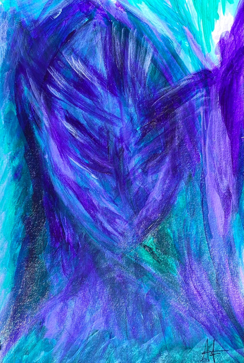 Intuitive / Channeled Art Acrylic Painting From Spirit Team - Etsy