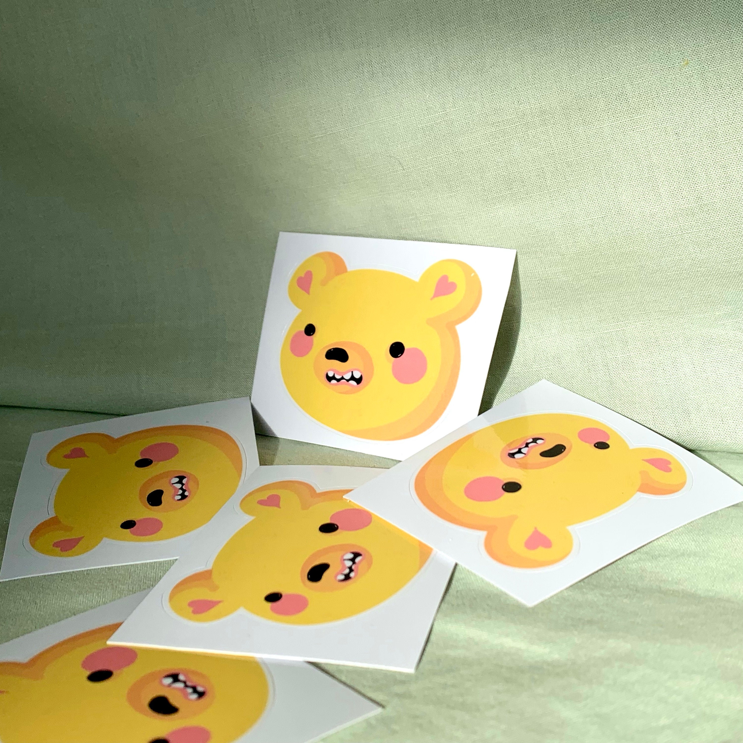 Yellow Teddy Bear Boo - Etsy