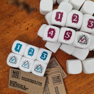 Arkham Horror Blessed and Cursed Dice Set - Etsy