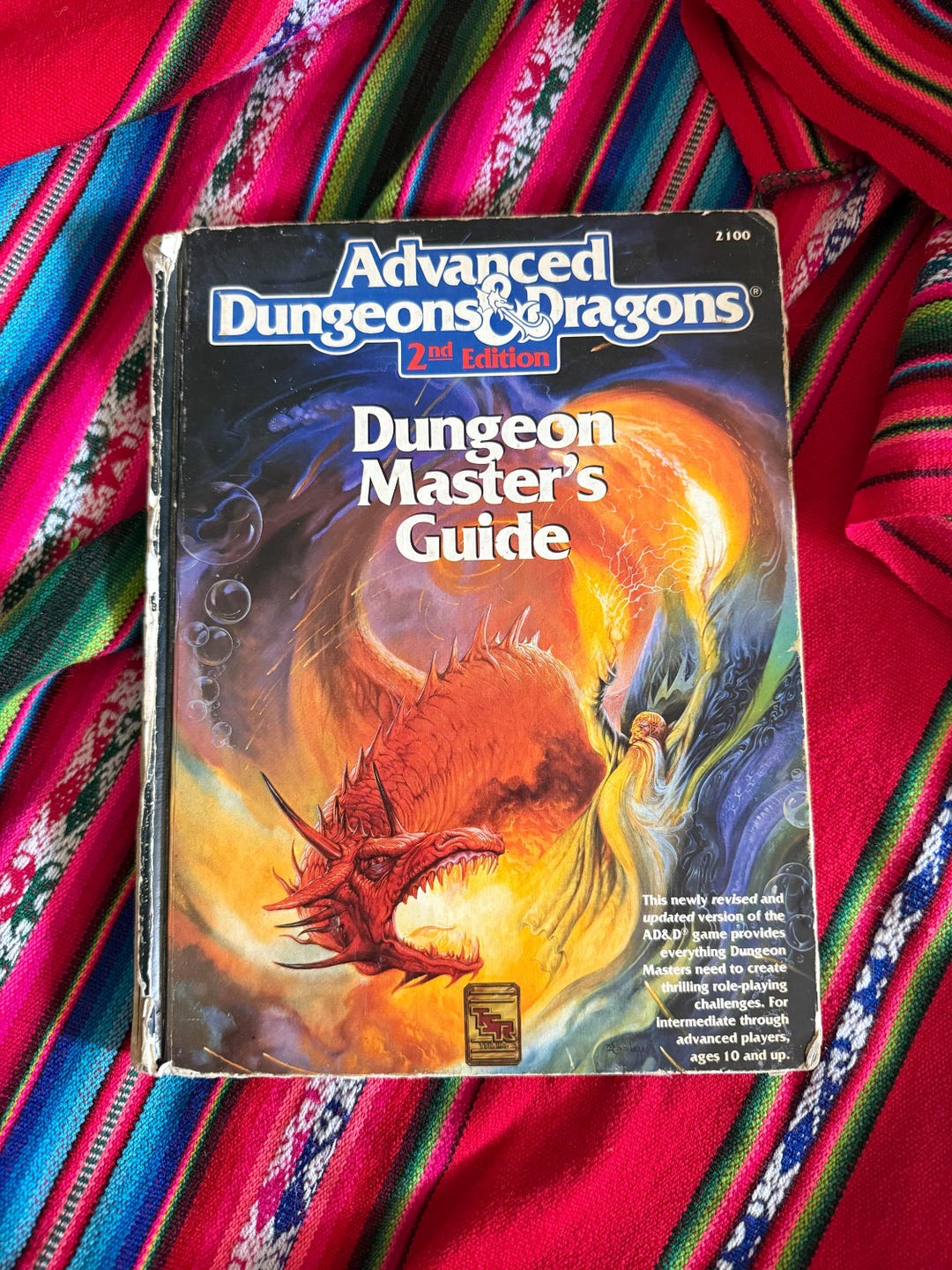 RARE VINTAGE Advanced Dungeons and Dragons 2nd Edition Dungeon Master’s Guide, TSR Hardcover ...