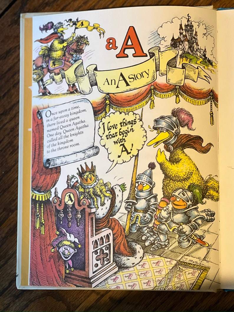 The Sesame Street ABC Story Book Vintage 1974 - Etsy