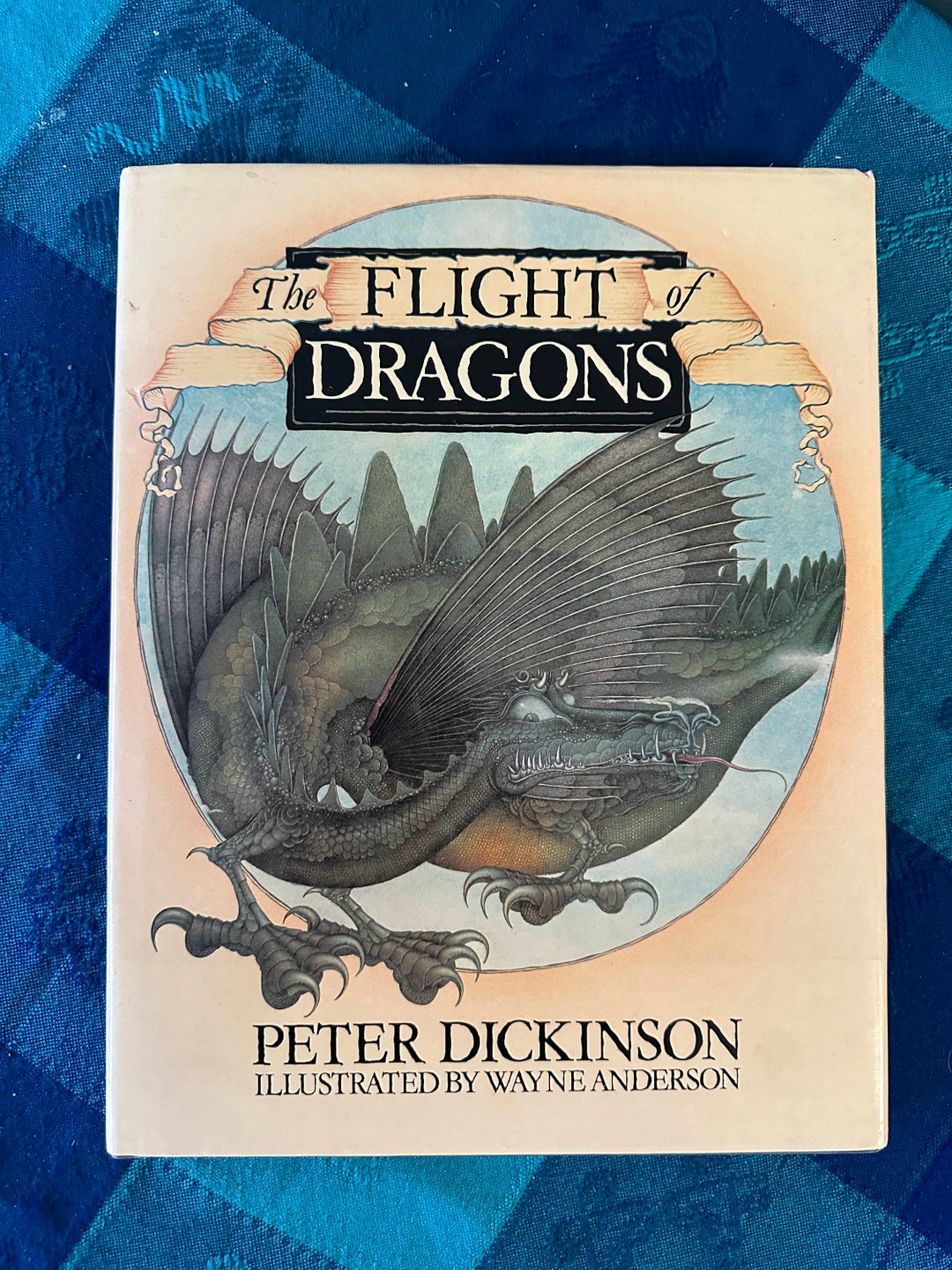 RARE VINTAGE the Flight of Dragons - Peter Dickinson First Edition ...