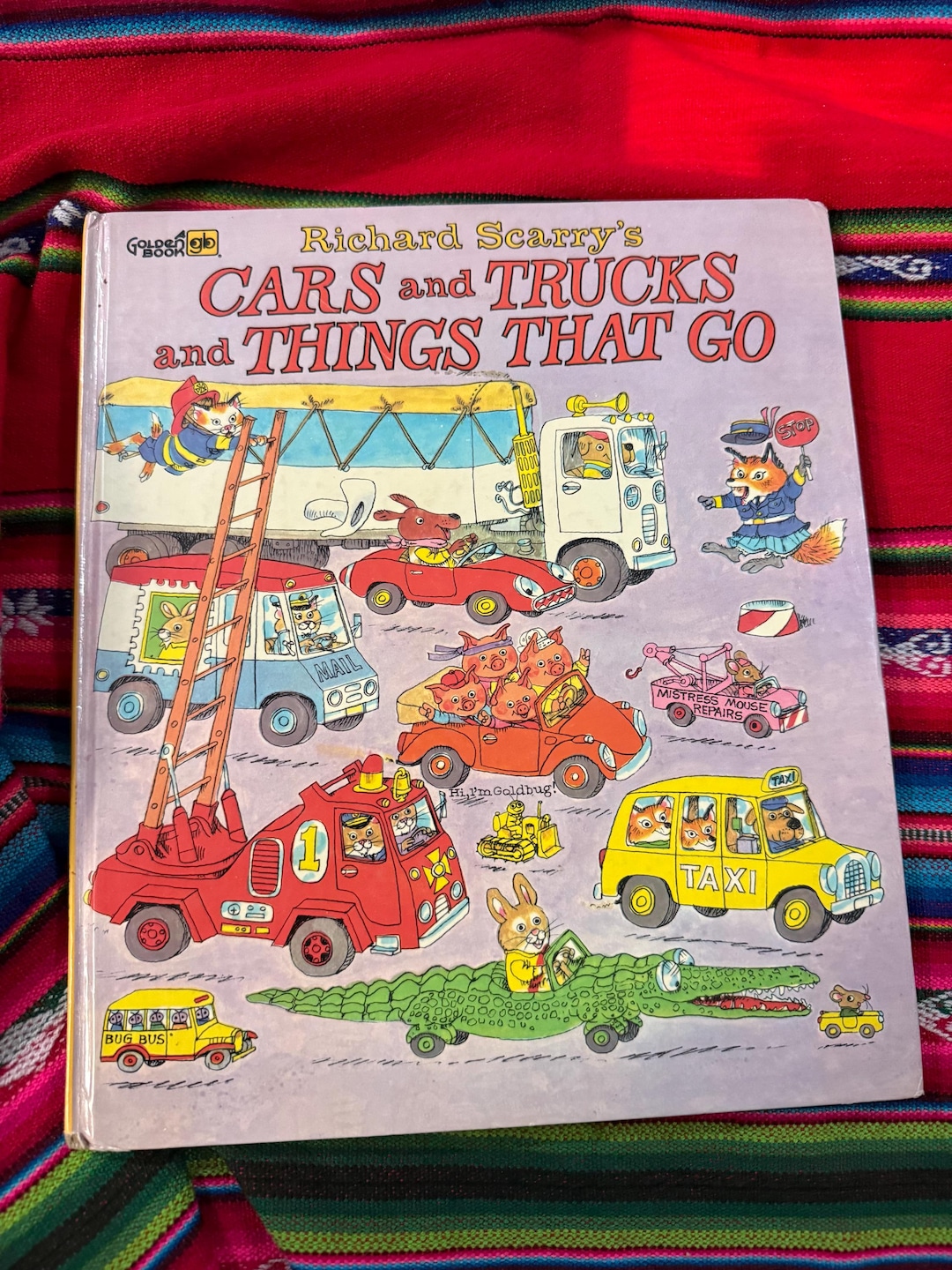 RARE VINTAGE Richard Scarry’s Cars and Trucks and Things That Go 14th ...
