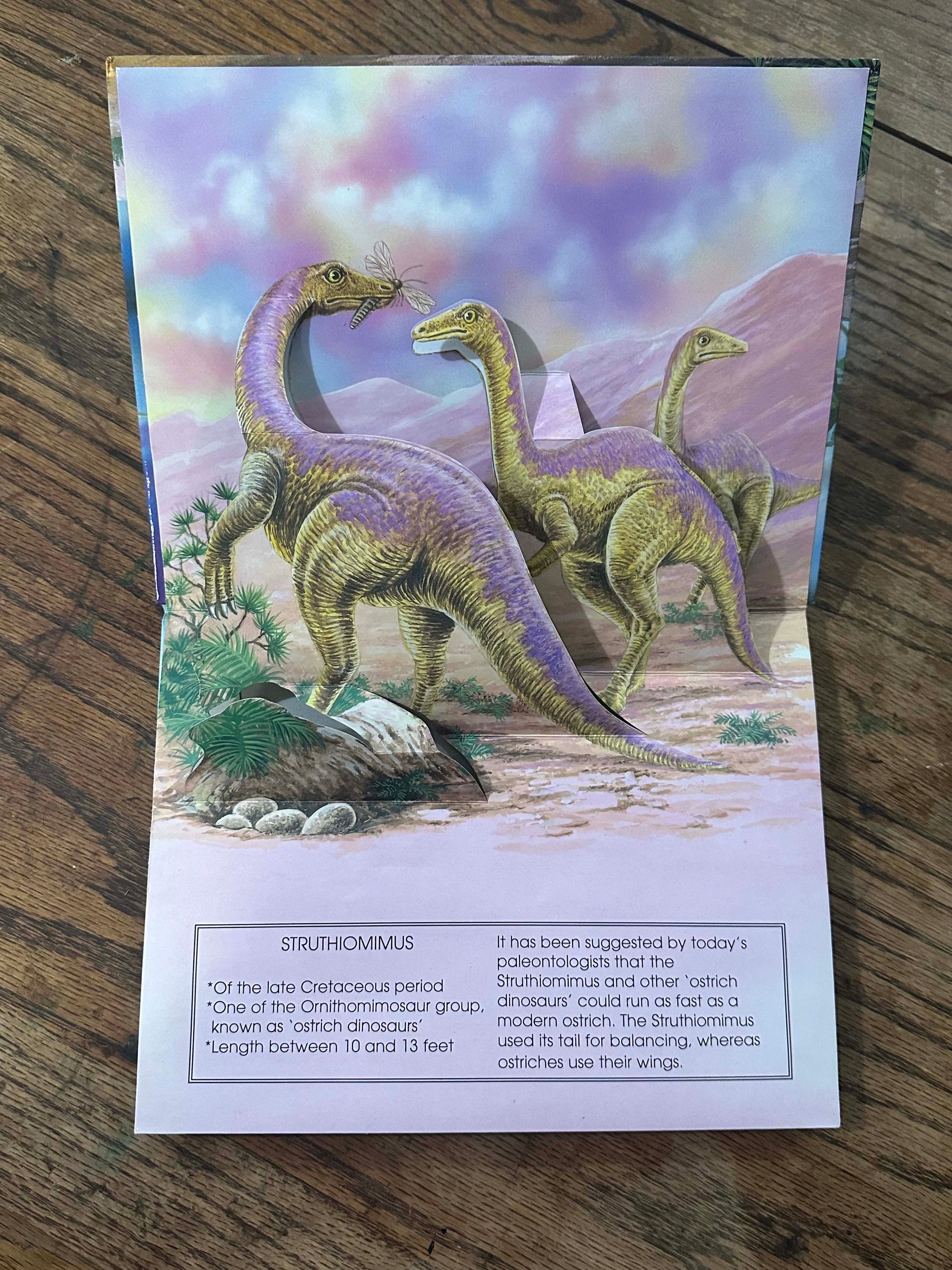 Dinosaurs Pop-up Book VINTAGE 2000s - Etsy