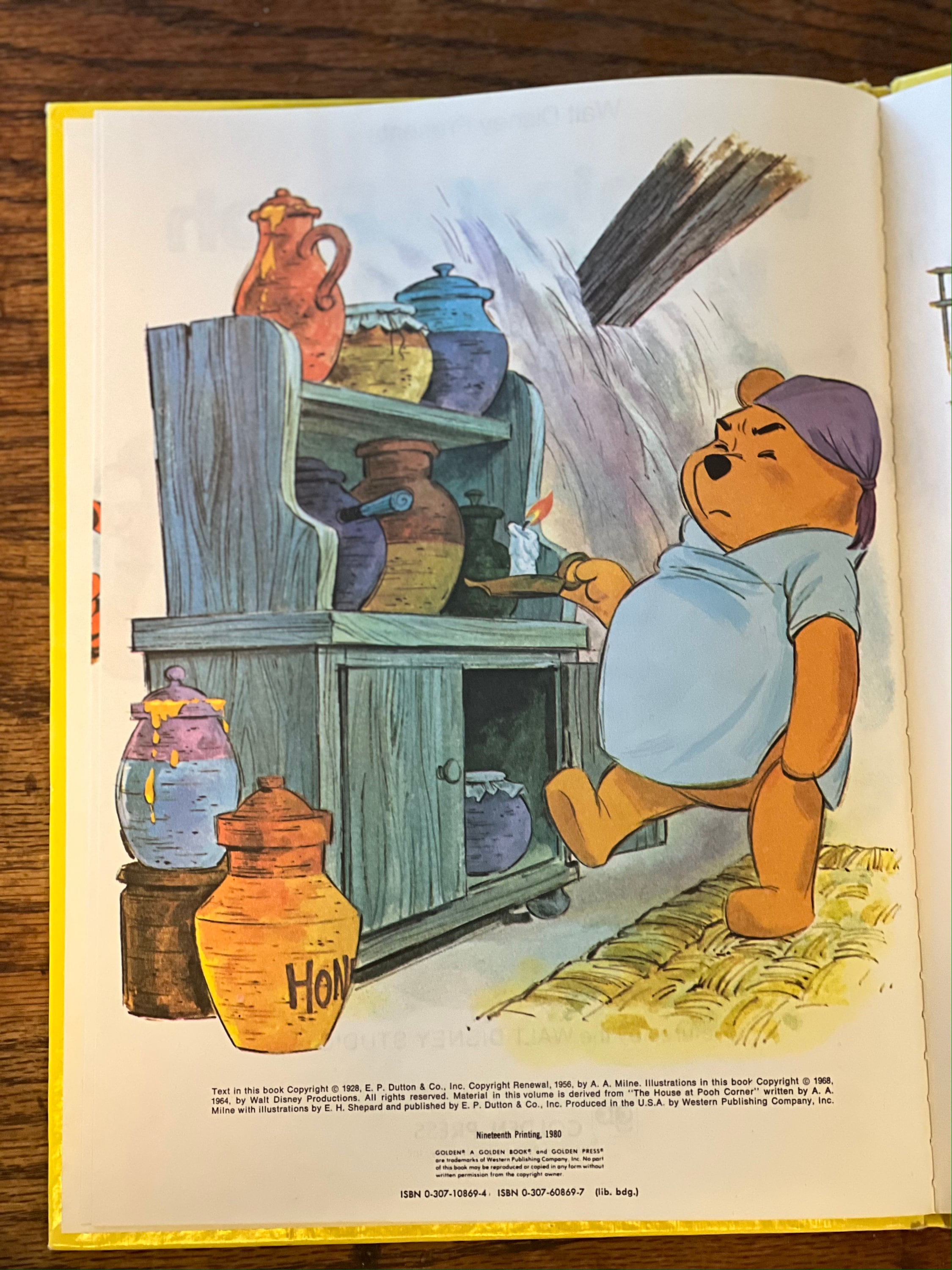 Winnie the Pooh Meets Tigger 1980 19th Printing Big Golden Book - Etsy