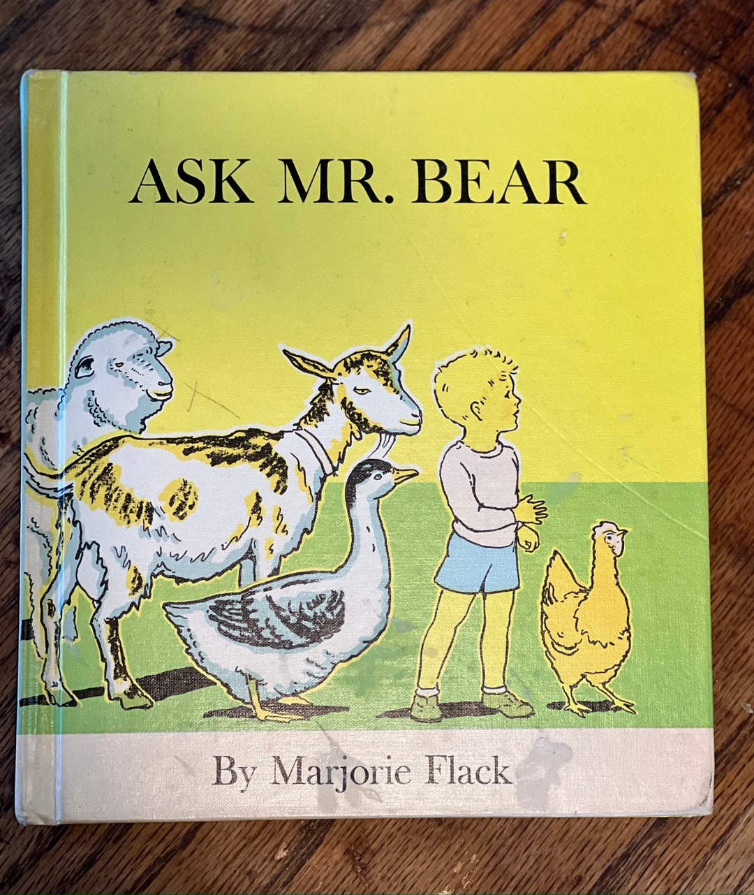 Ask Mr. Bear by Marjorie Flack Vintage 1966 Edition - Etsy