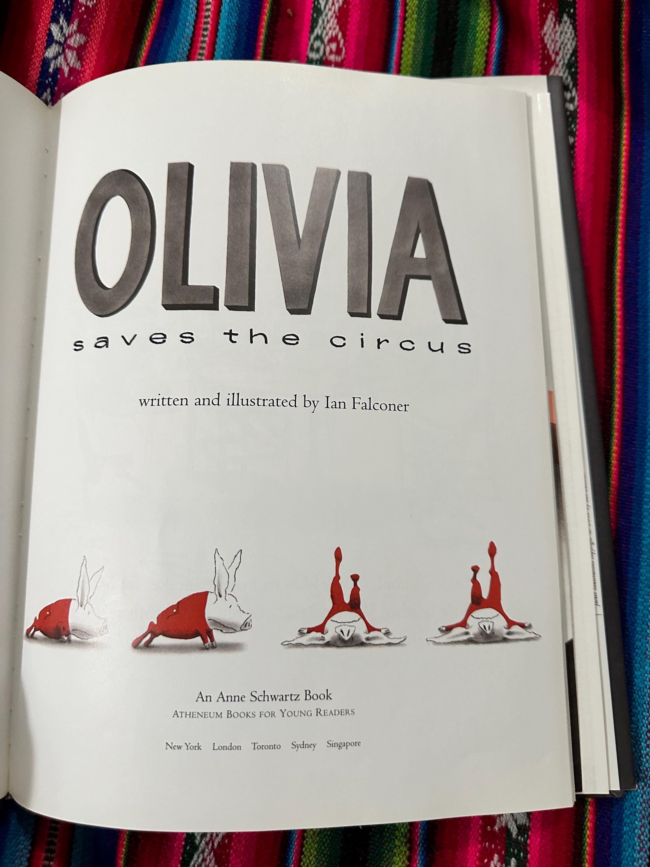 RARE VINTAGE Olivia Saves the Circus by Ian Falconer First Edition ...