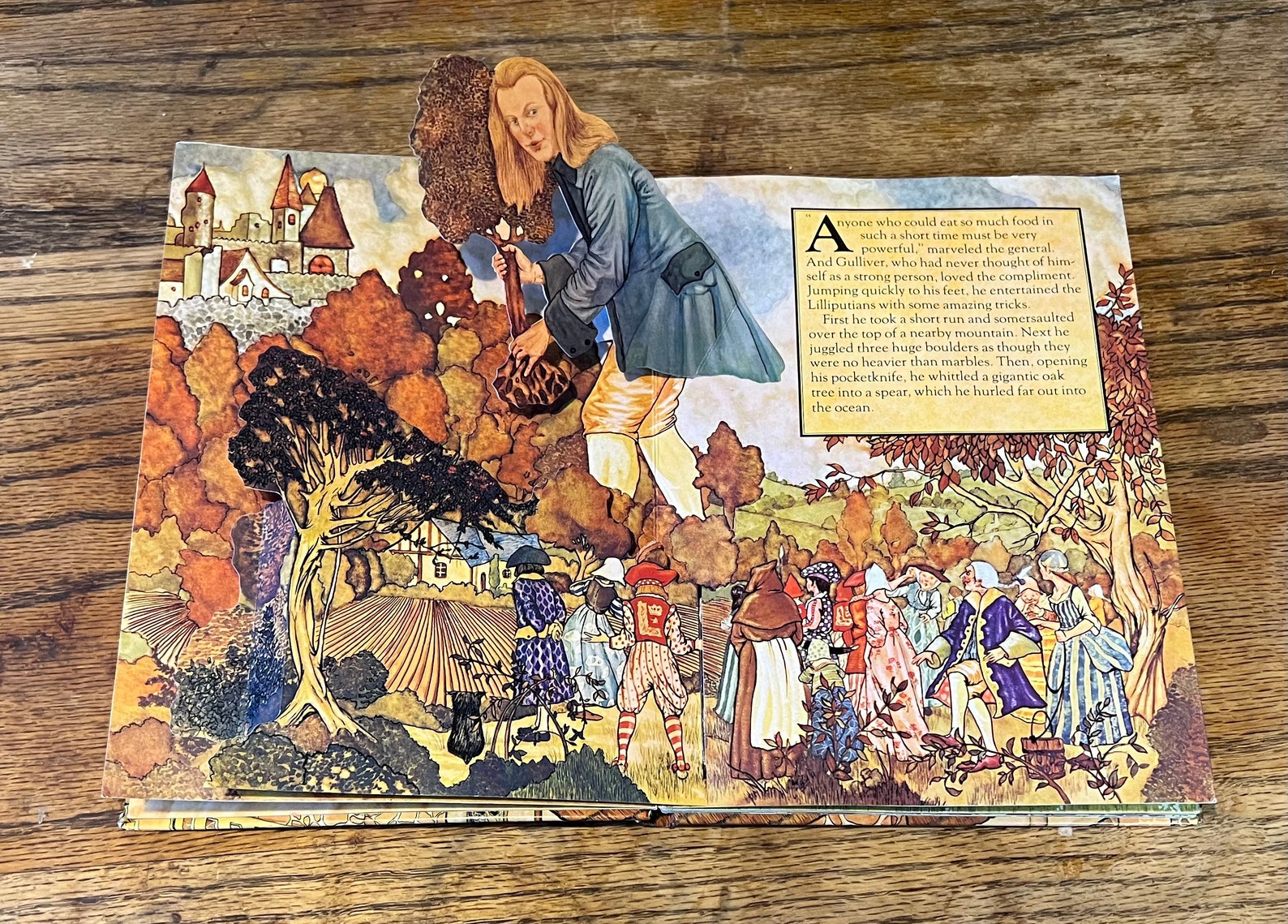 Gulliver in Lilliput Popup Book - Illustrated by Michael Hague 1997 - Etsy