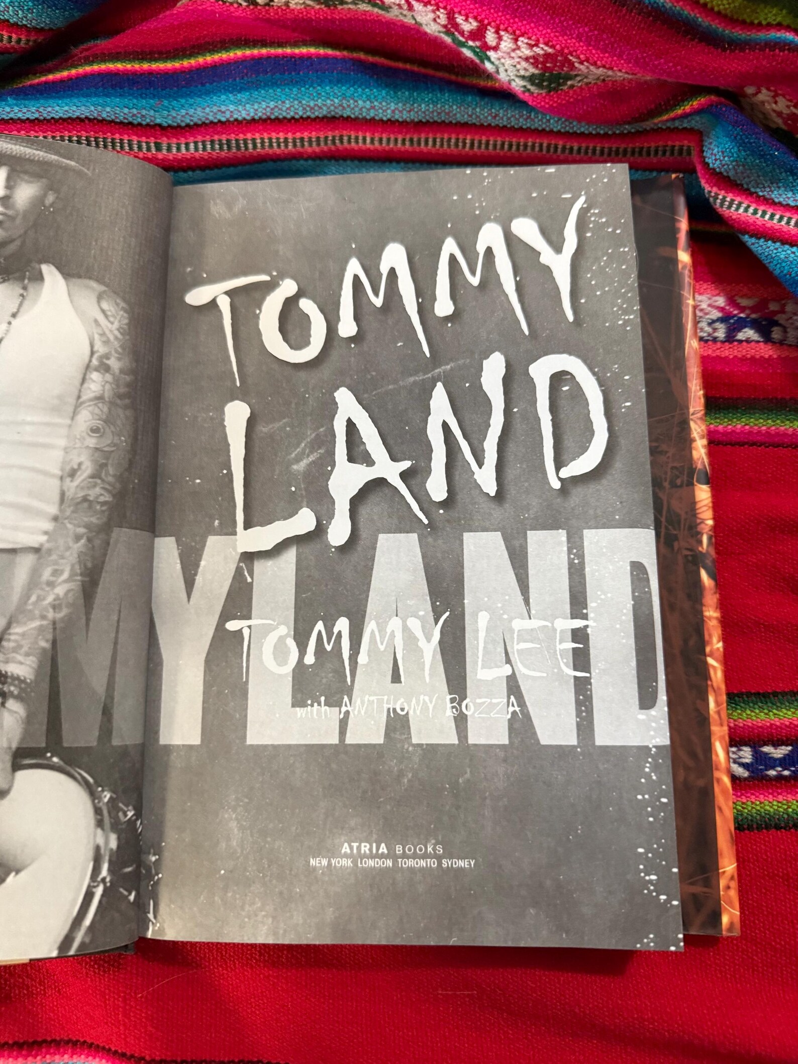 RARE VINTAGE Tommyland Tommy Lee Anthony Bozza 1st Printing 1st Edition ...