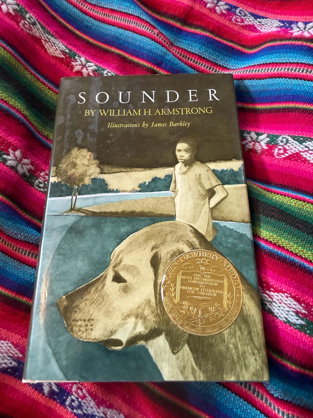 RARE VINTAGE Sounder William H. Armstrong 1970s Edition Newbury Award ...