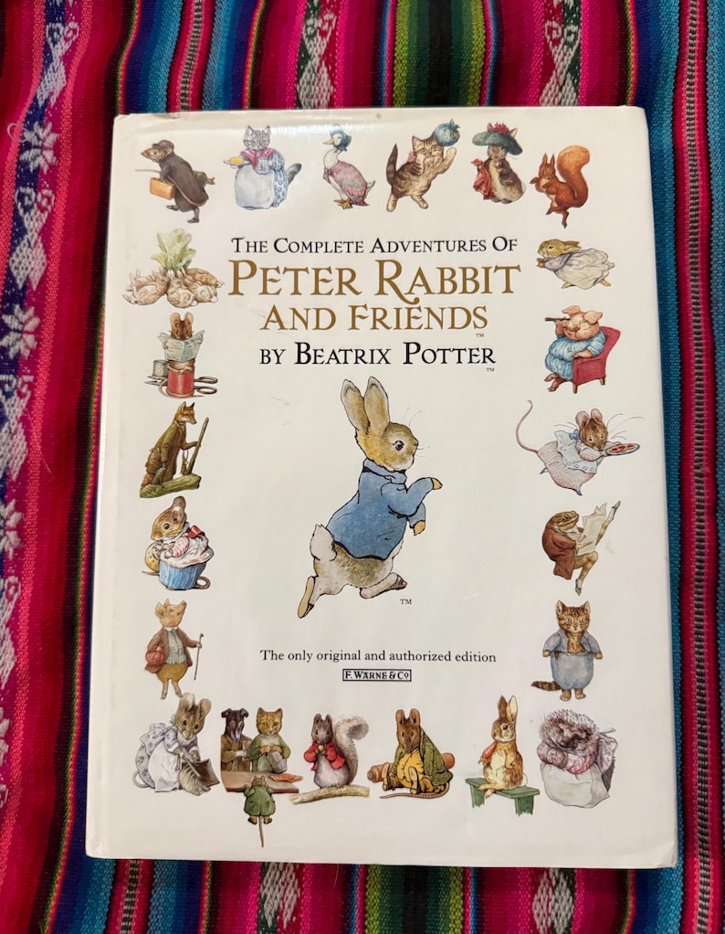 RARE VINTAGE the Complete Adventures of Peter Rabbit and Friends ...