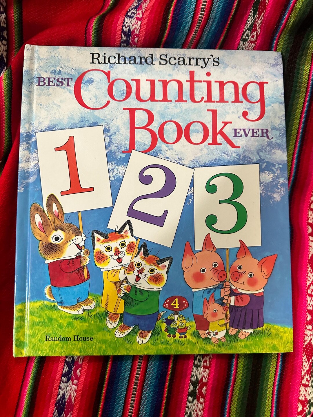 RARE VINTAGE Richard Scarry's Best Counting Book Ever 1975 Edition - Etsy