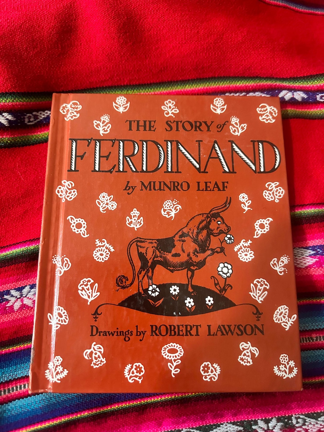 RARE VINTAGE the Story of Ferdinand by Munro Leaf Drawings by Robert ...