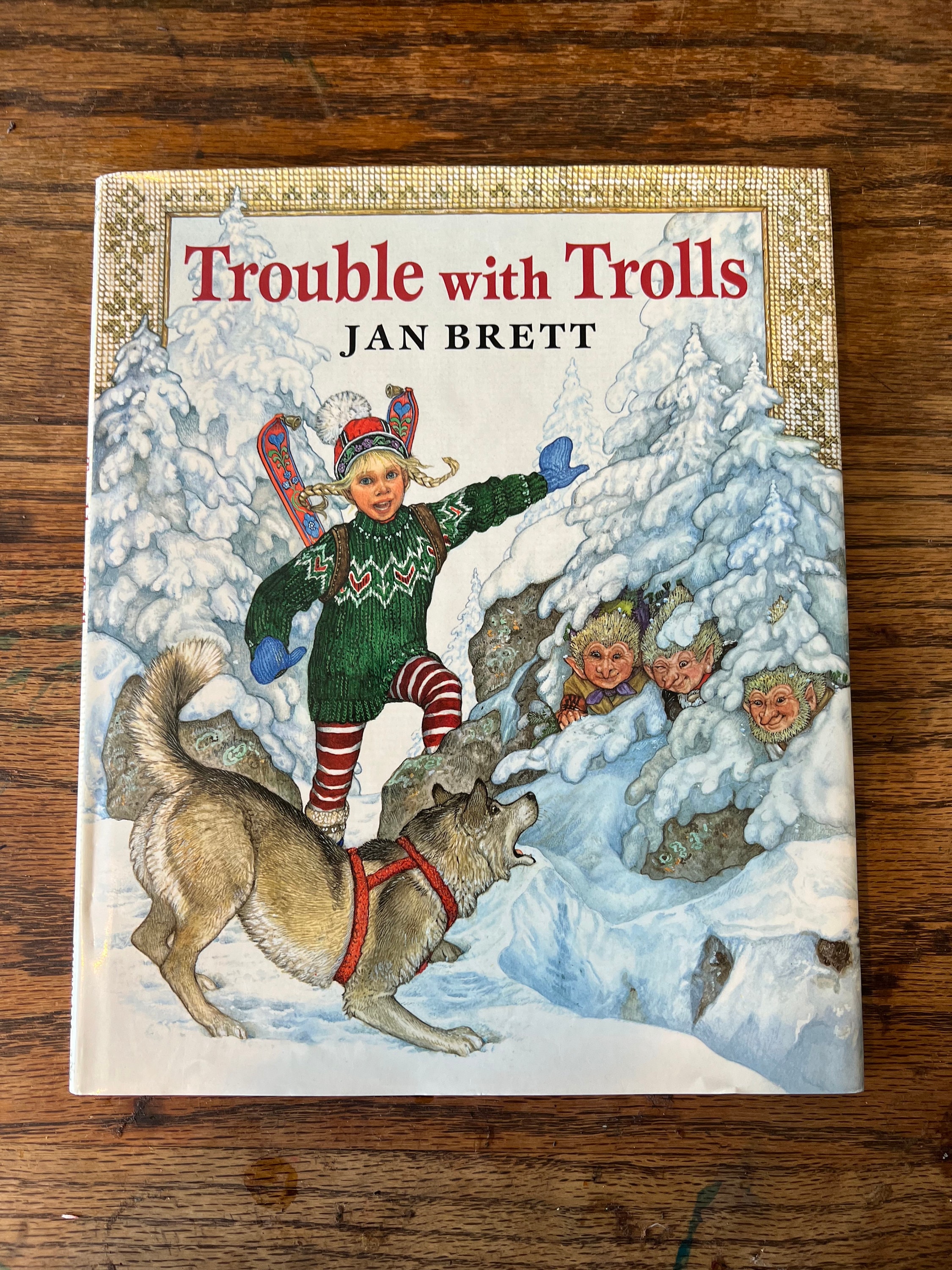 Trouble With Trolls by Jan Brett VINTAGE 1992 - Etsy