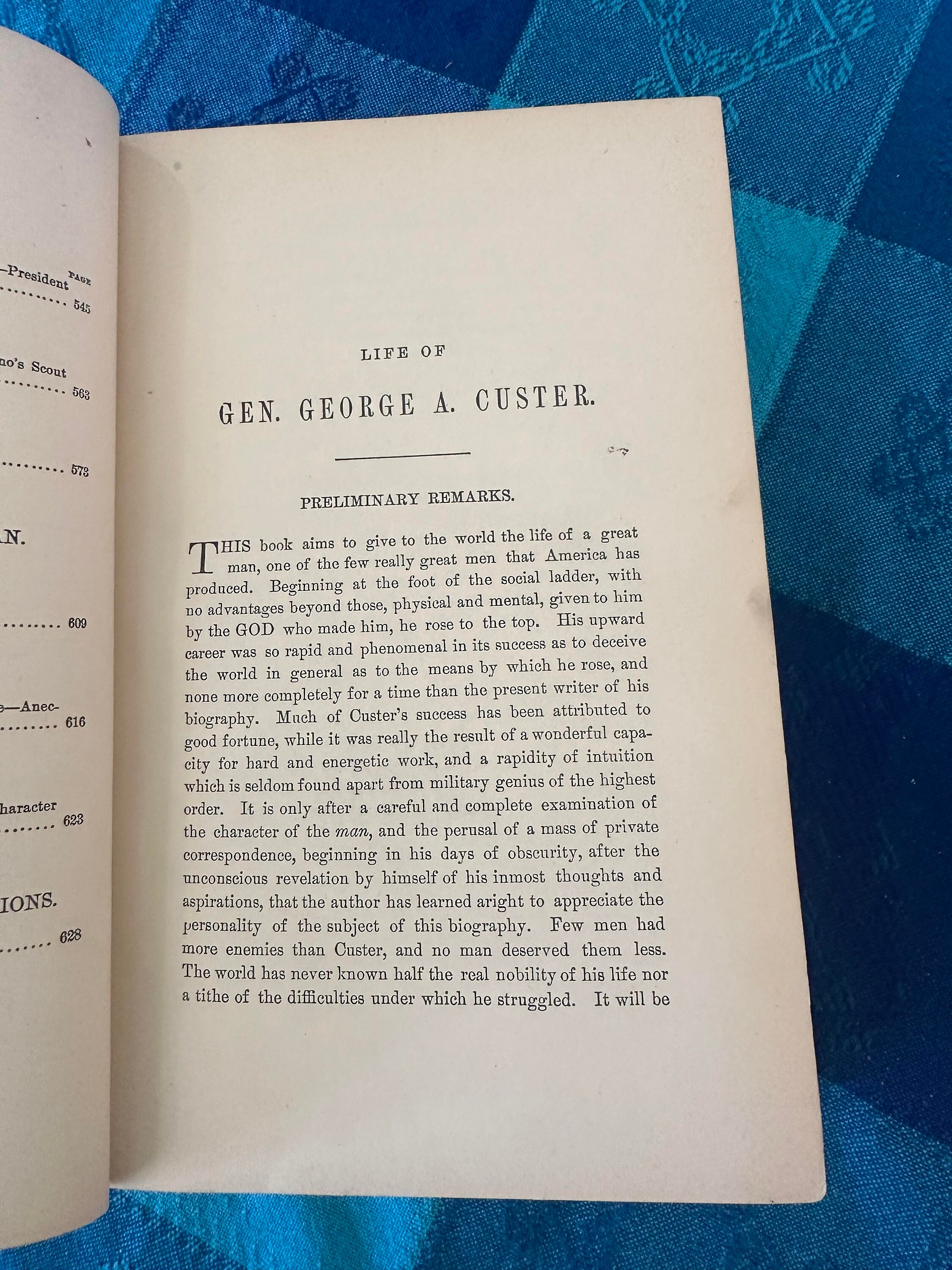VERY RARE Antique Book, 1876 Complete Life of Gen. George A. Custer ...