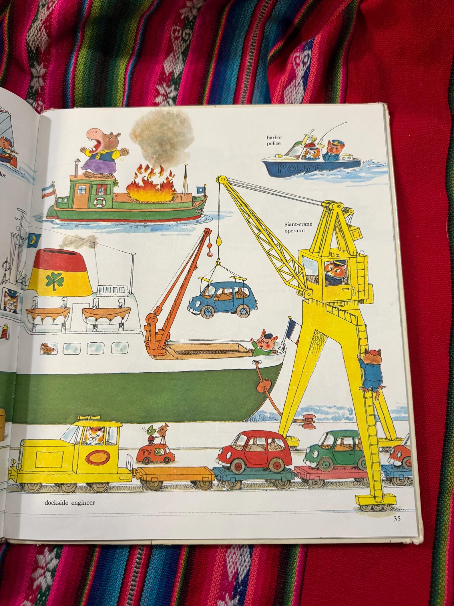 RARE VINTAGE Richard Scarry’s the Busiest People Ever 1st Edition 1st ...