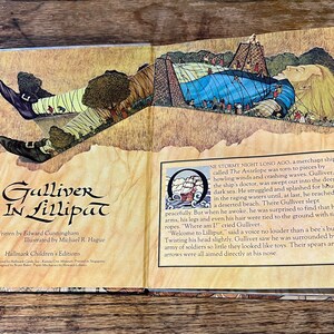 Gulliver in Lilliput Popup Book - Illustrated by Michael Hague 1997 - Etsy
