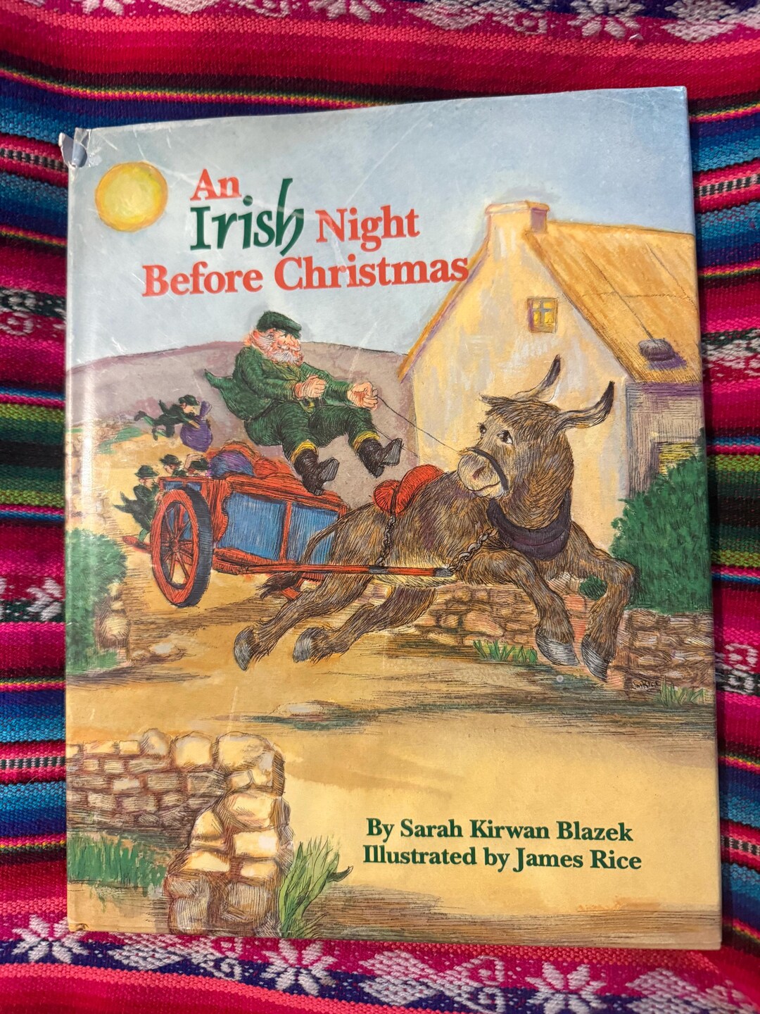 RARE VINTAGE an Irish Night Before Christmas Sarah Kirwan Blazek James ...