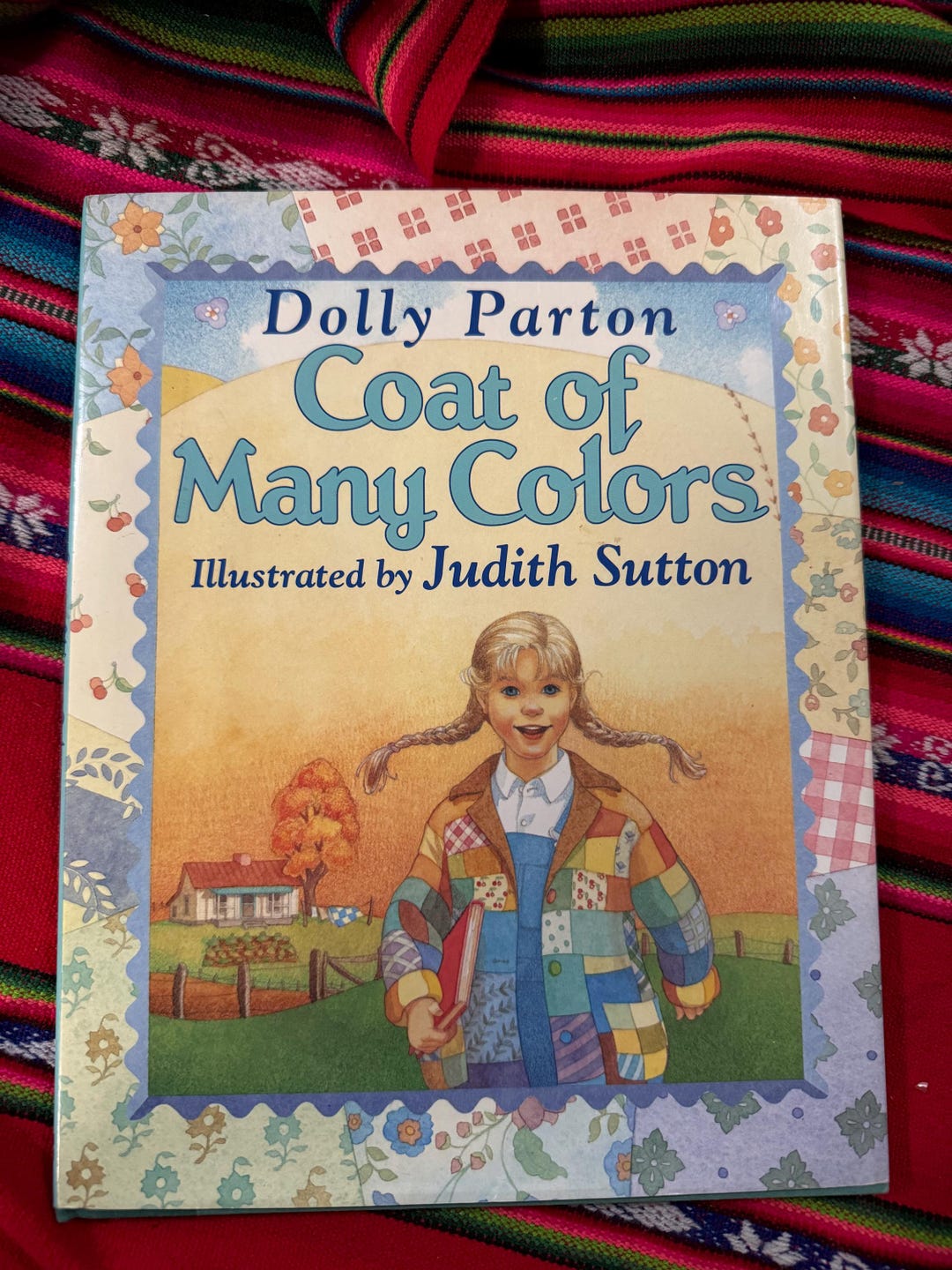 RARE VINTAGE Coat of Many Colors Dolly Parton Illus by Judith Sutton ...