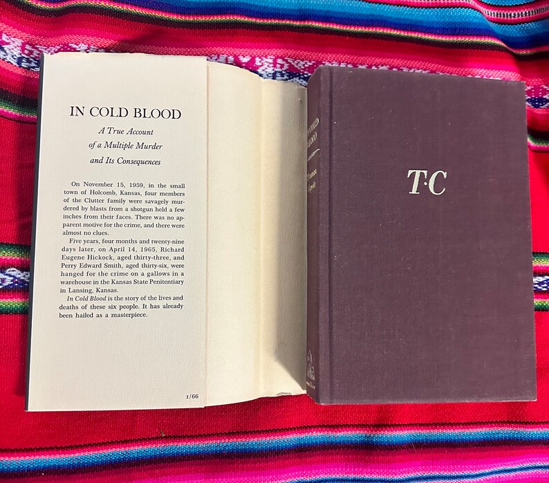 EXTREMELY RARE in Cold Blood First Edition First Printing 1965 - Etsy