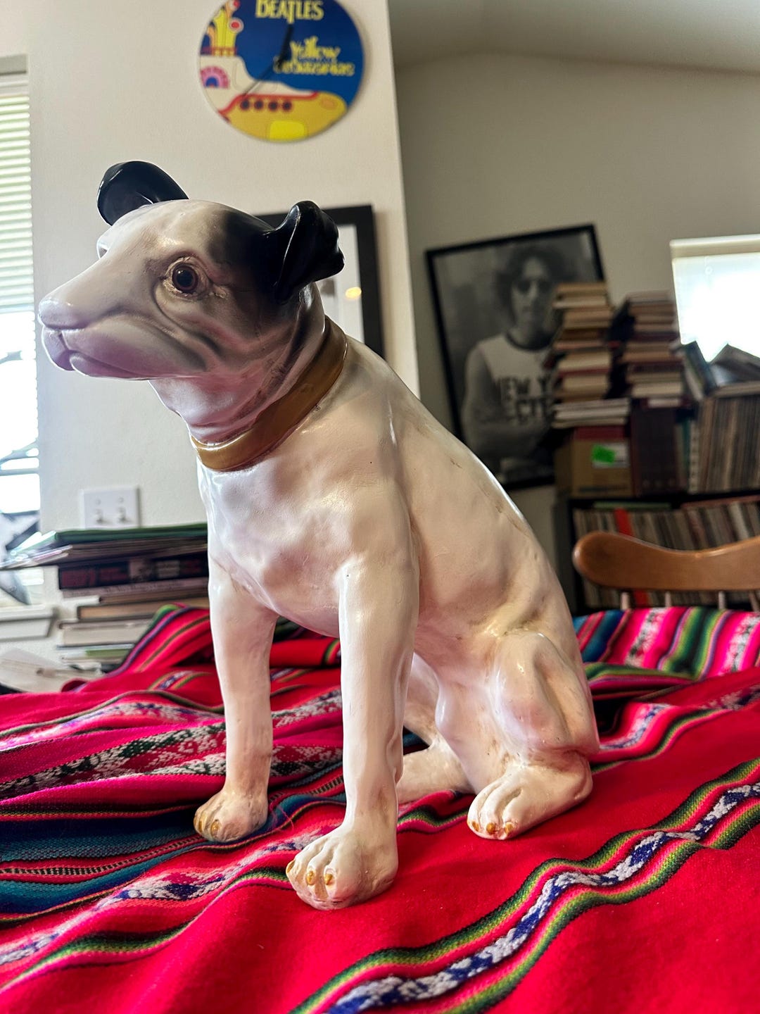 RARE VINTAGE Nipper the RCA Dog Statue 1940s - Etsy