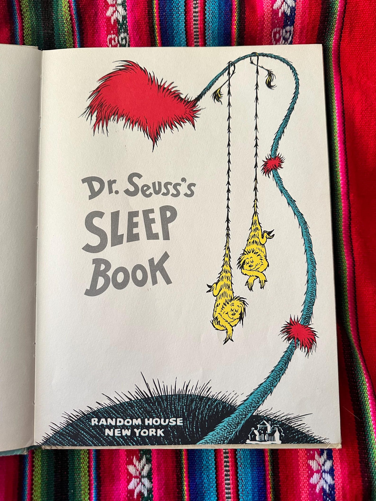 RARE VINTAGE Dr. Suess the Sleep Book 1962 First Edition - Etsy