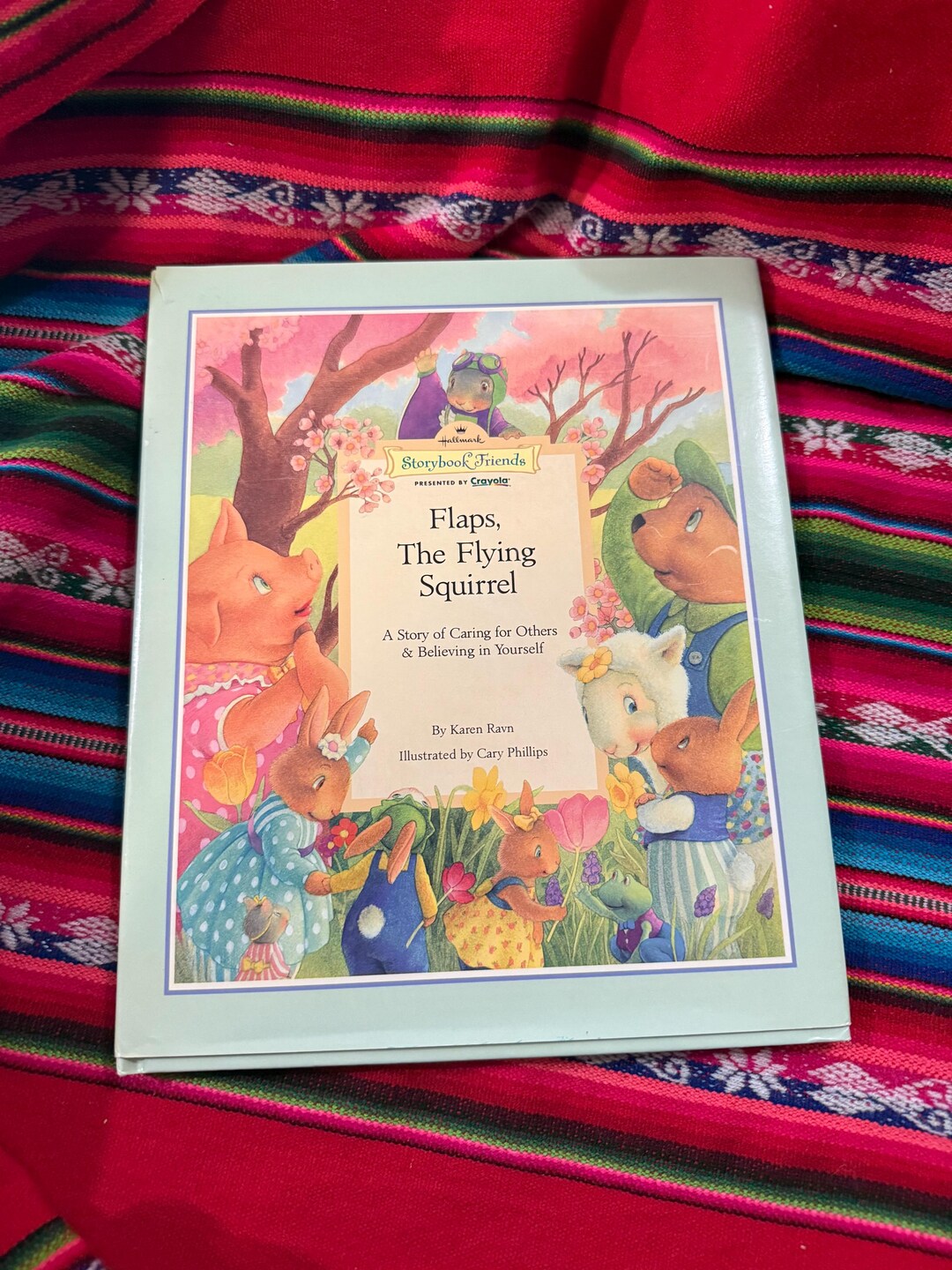 RARE VINTAGE Flaps, the Flying Squirrel by Karen Ravn Illus by Cary ...