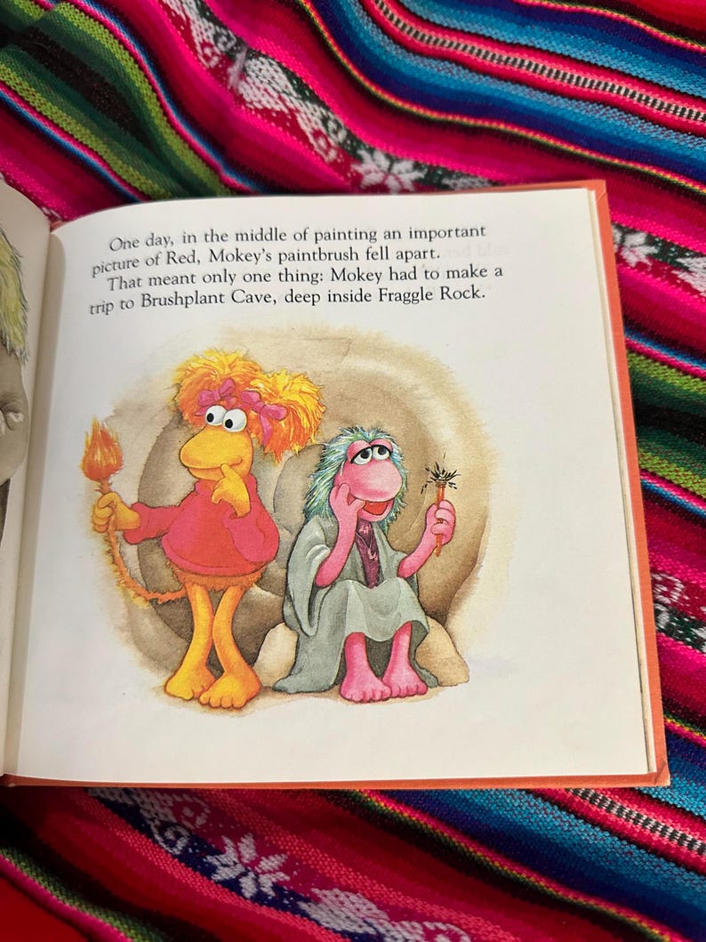VERY RARE VINTAGE Lot of 11 Fraggle Rock Books Weekly Reader First ...