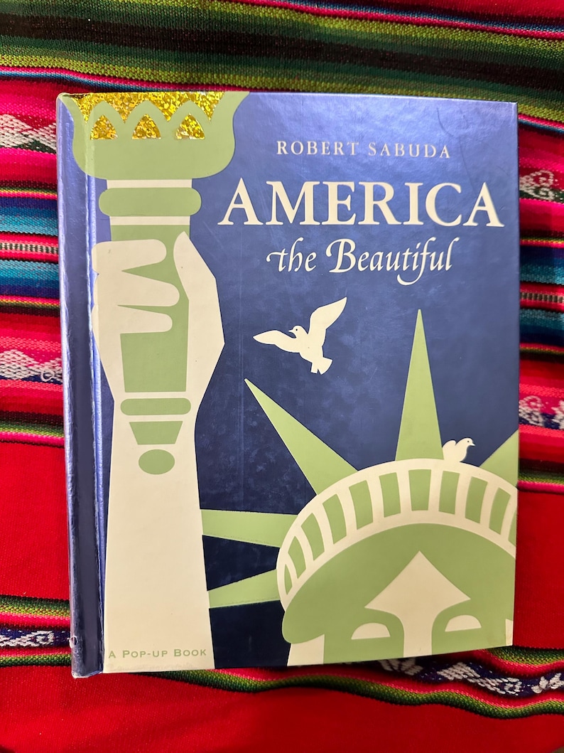 RARE VINTAGE America the Beautiful Pop-up Book by Robert Sabuda 2004 ...