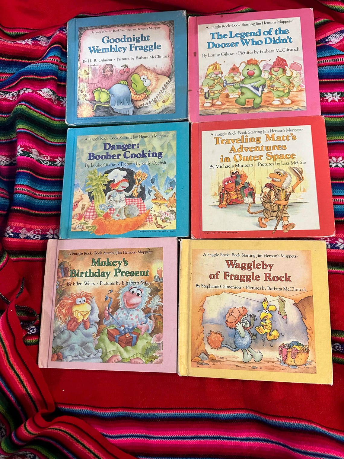 VERY RARE VINTAGE Lot of 11 Fraggle Rock Books Weekly Reader First ...