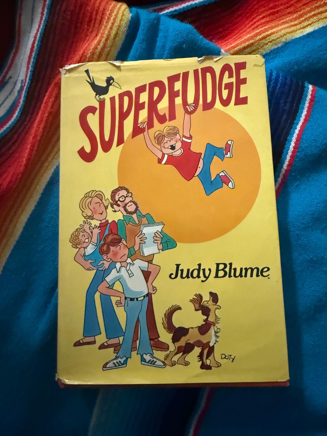 RARE VINTAGE Superfudge Judy Bloom 1st Edition 1st Printing 1980 HCDJ ...