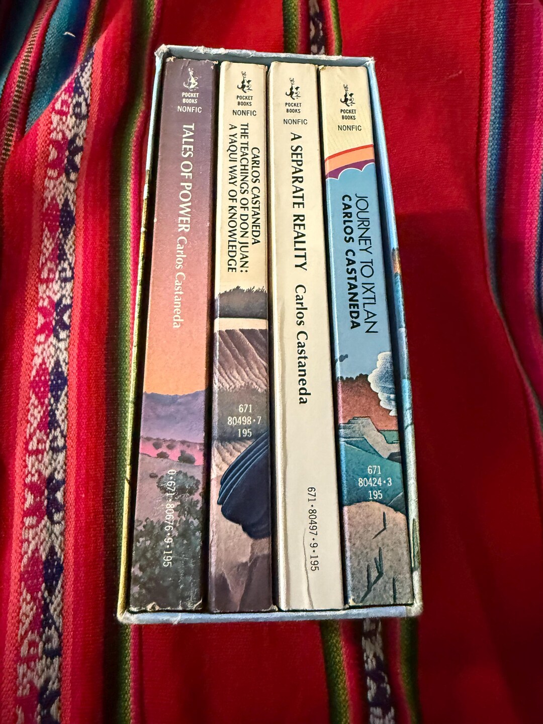 RARE VINTAGE Carlos Castaneda Box Set the Teachings of Don Juan A ...
