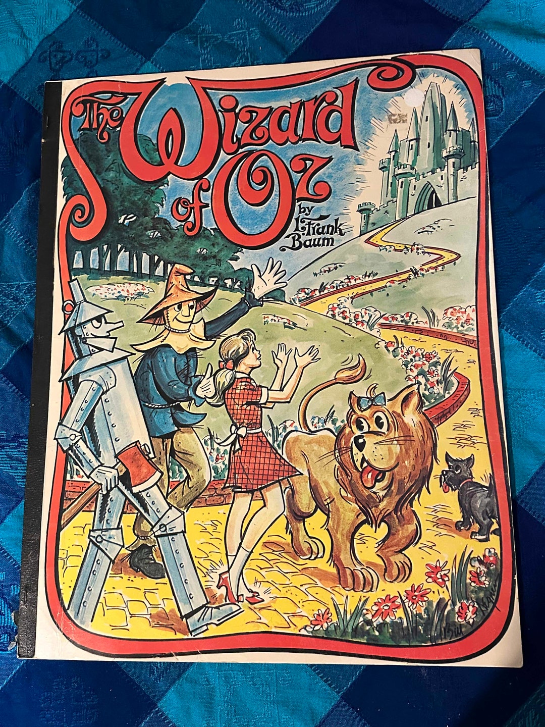 Wizard of OZ VINTAGE RARE Giant Coloring Book 70s - Etsy