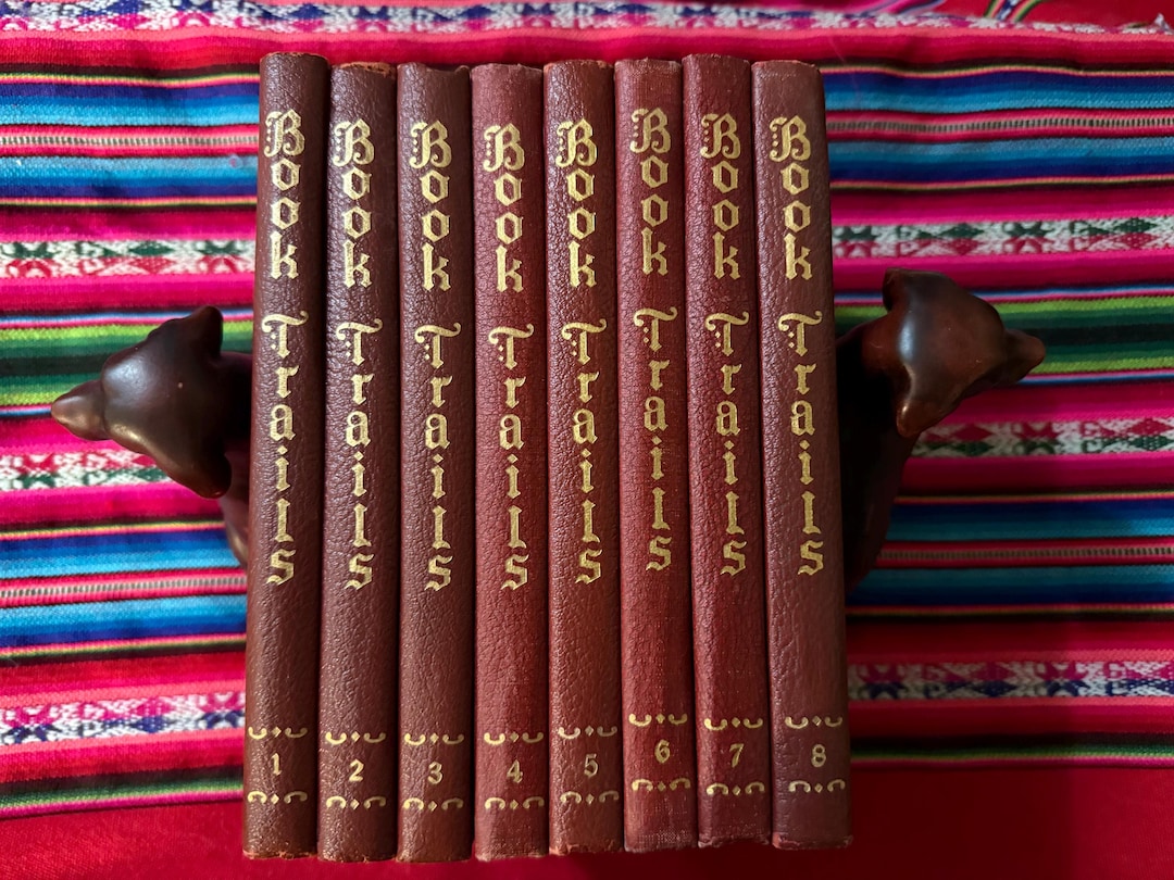 RARE VINTAGE Book Trails Vol 1-8 Complete Set 1946 Edition - Etsy